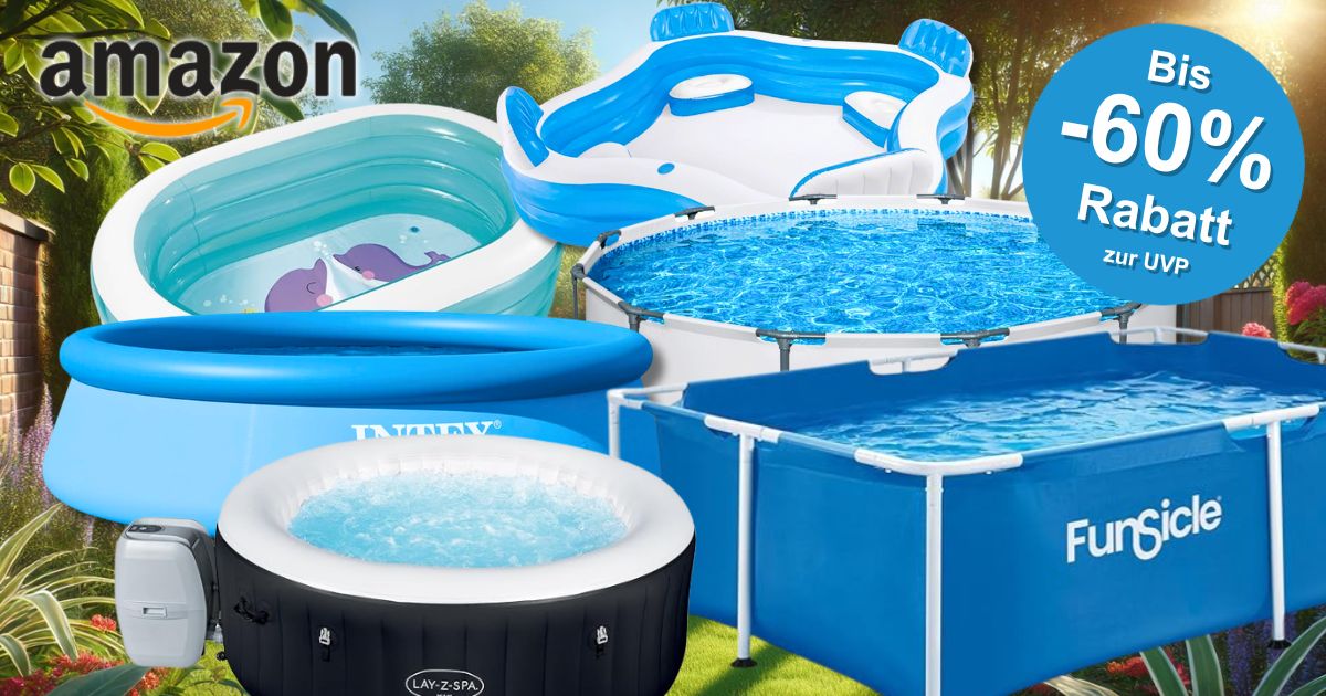 Großer Pool Amazon Angebote Whirlpools, Pools und Planschbecken für den ...