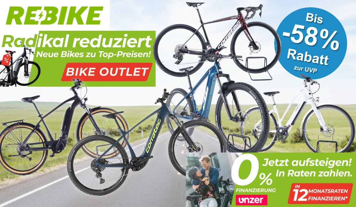 Stark reduzierte E-Bikes Fabrikneue Premium-Marken-Modelle im Rebike ...