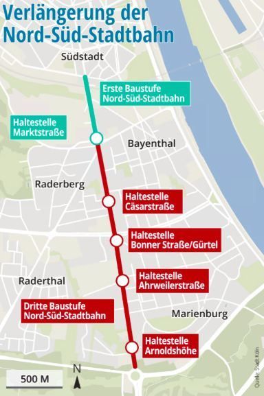 Köln: 160 Millionen Euro für vier neue Bahn-Haltestellen - Rundschau Online