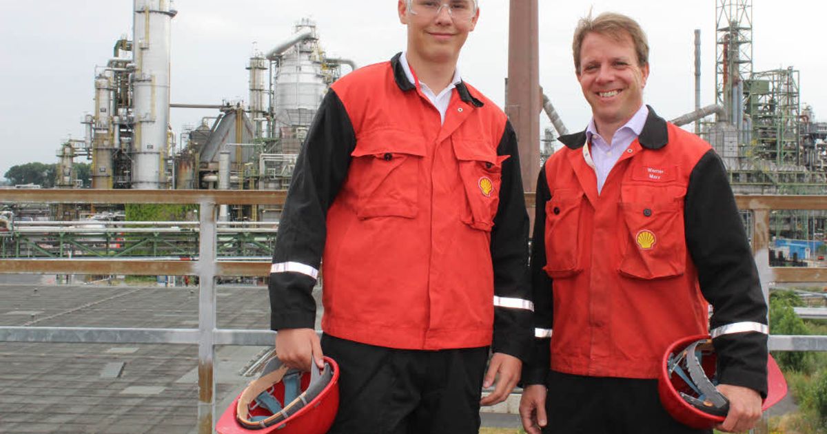 Wesseling: Abiturient darf einen Tag Shell Werk managen - Rundschau Online