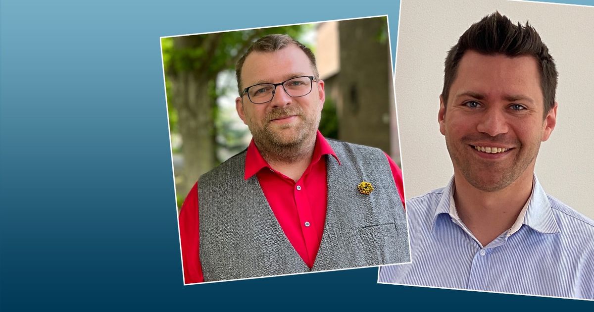 Rhein-Erft: Die Landtags-Kandidaten Thomas Okos und Daniel Dobbelstein ...